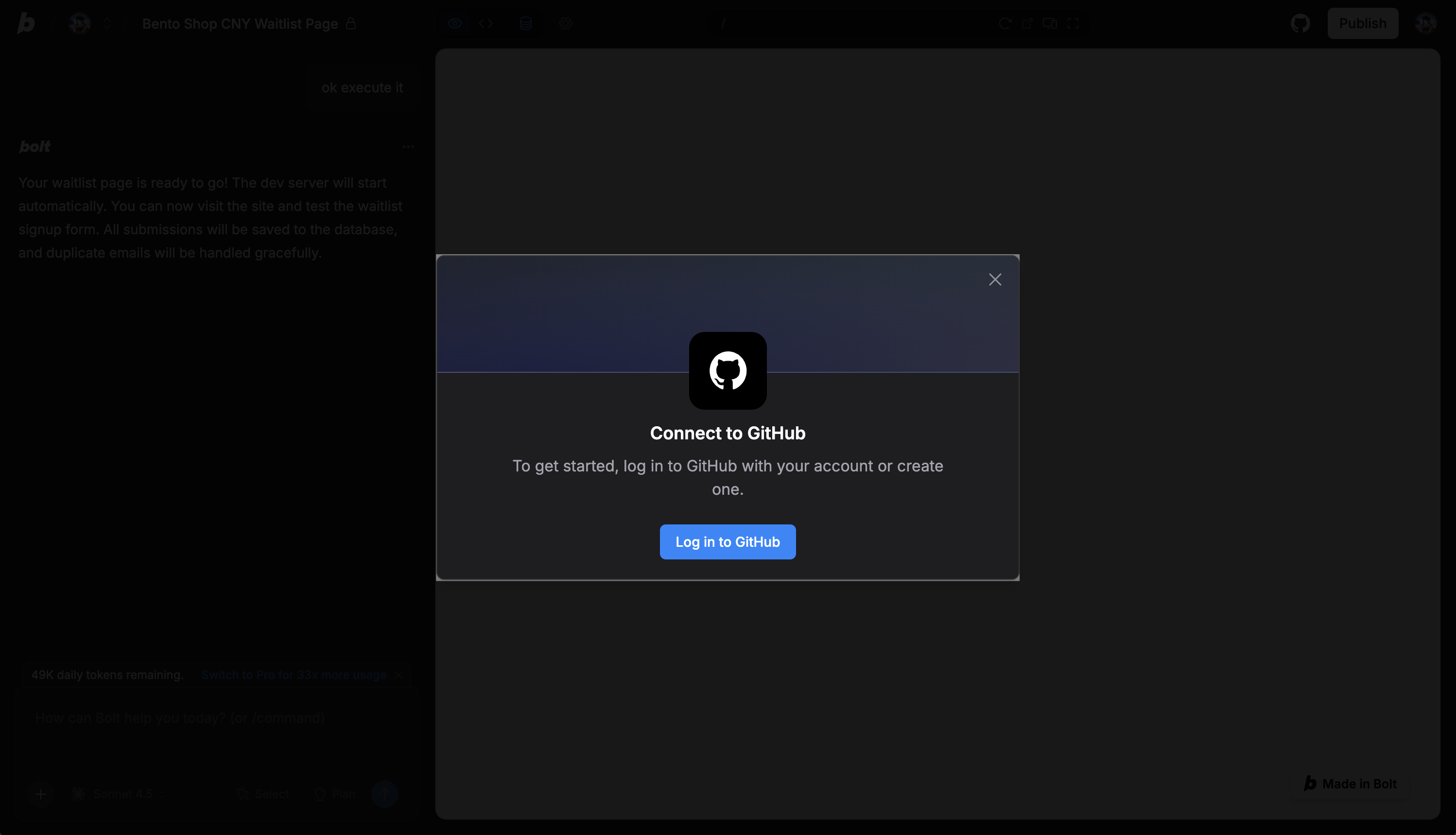 Import Bolt - Zeabur